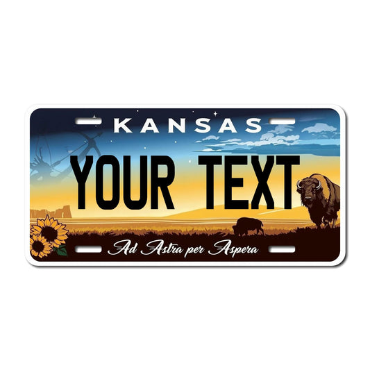 Latest Kansas License Plate Designs – Custom Plate Pros