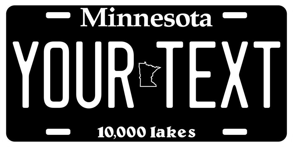 Minnesota's Sleek New Blackout License Plates: A Bold Statement on the ...