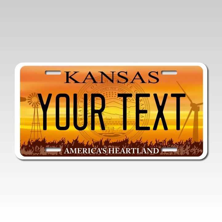Personalized Kansas License Plates – Custom Plate Pros