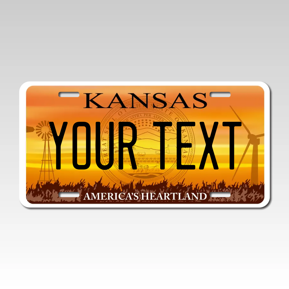 Personalized Kansas License Plates – Custom Plate Pros