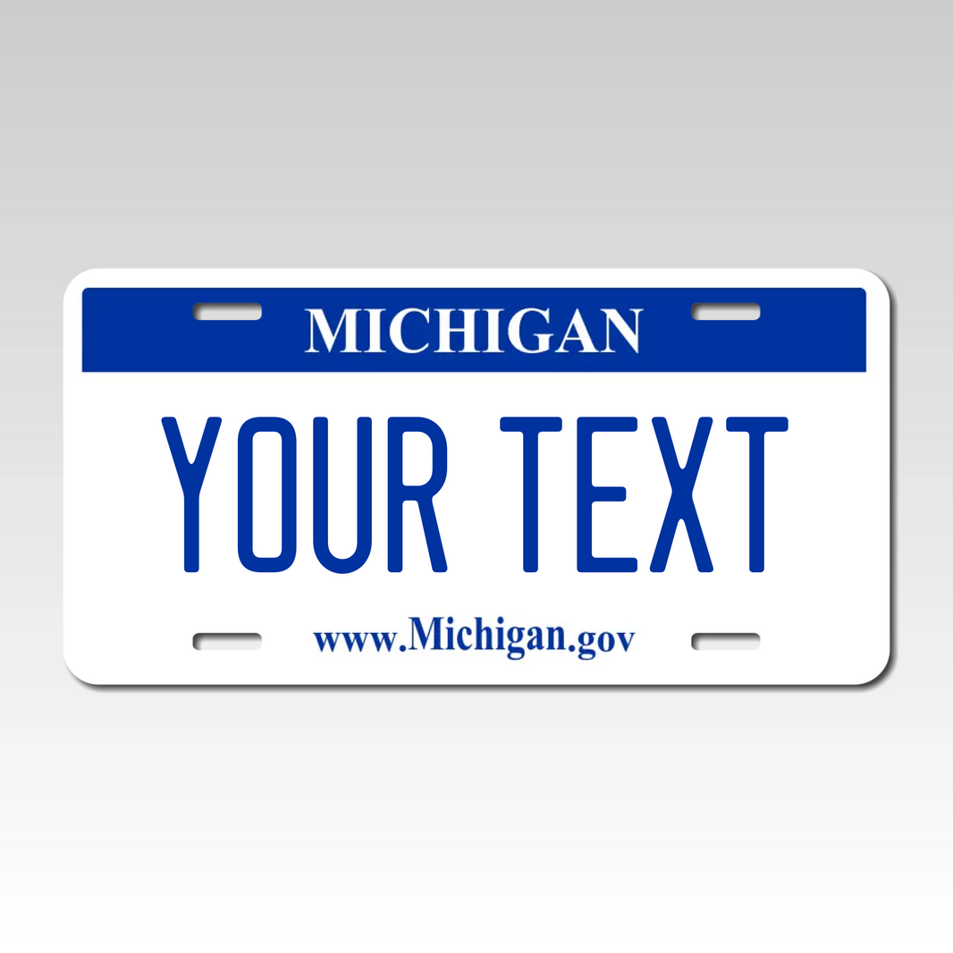 Personalized Michigan License Plates – Custom Plate Pros