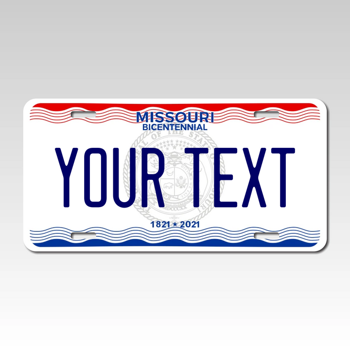 Personalized Missouri License Plates – Custom Plate Pros