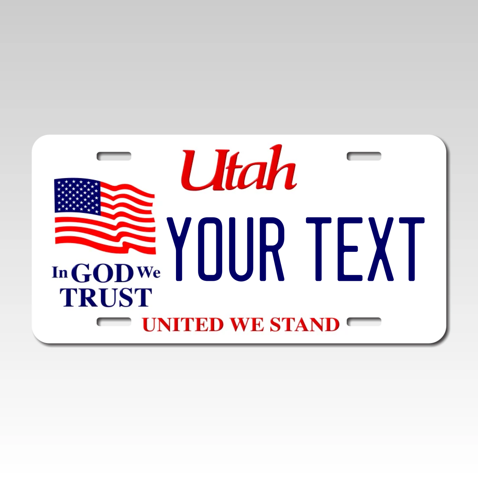 Personalized Utah License Plates – Custom Plate Pros
