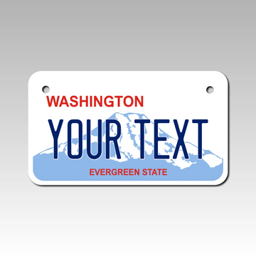 Personalized Washington License Plates – Custom Plate Pros