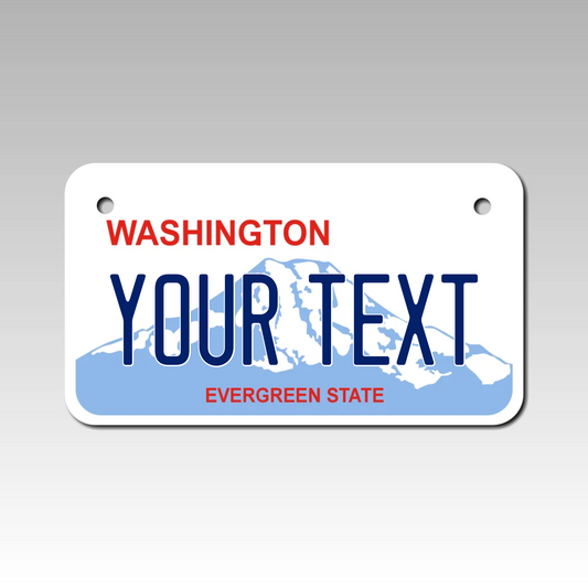 Personalized Washington License Plates – Custom Plate Pros