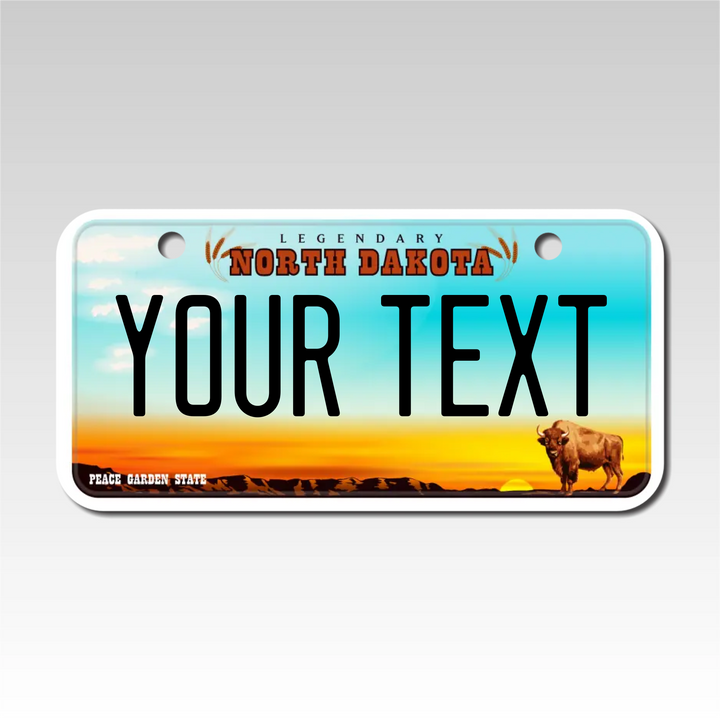 Personalized North Dakota License Plates – Custom Plate Pros