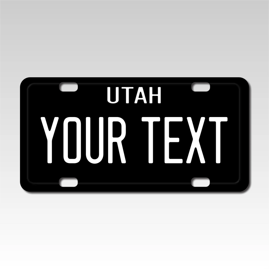Personalized Utah License Plates – Custom Plate Pros