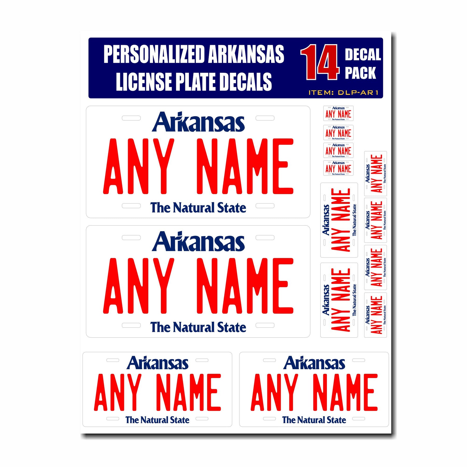 Personalized Arkansas License Plates – Custom Plate Pros