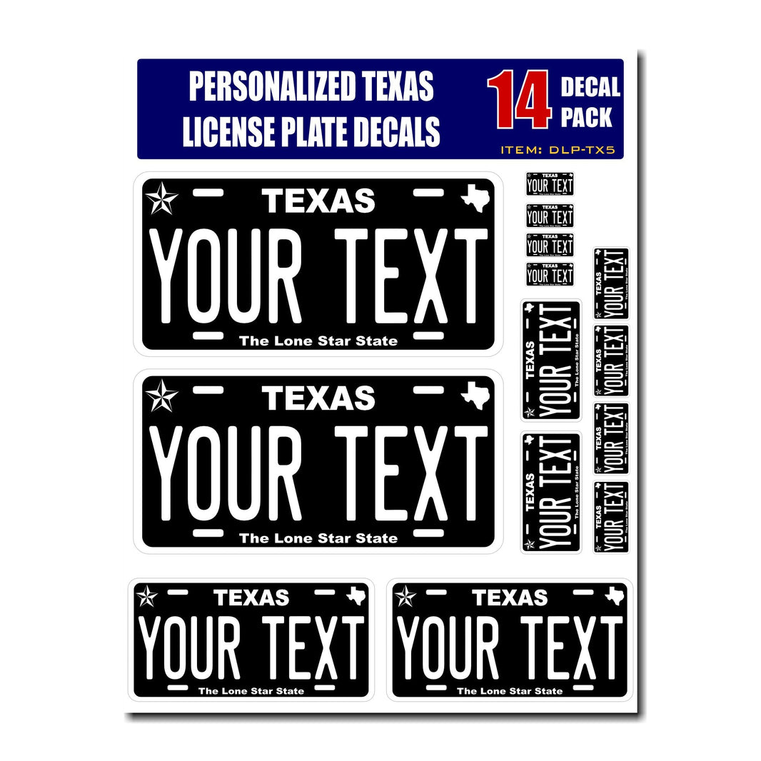 Personalized Texas License Plates – Custom Plate Pros