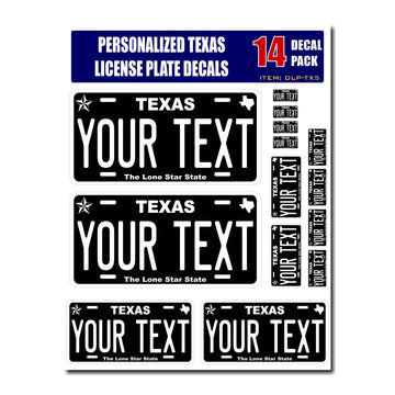Personalized Texas License Plates – Custom Plate Pros