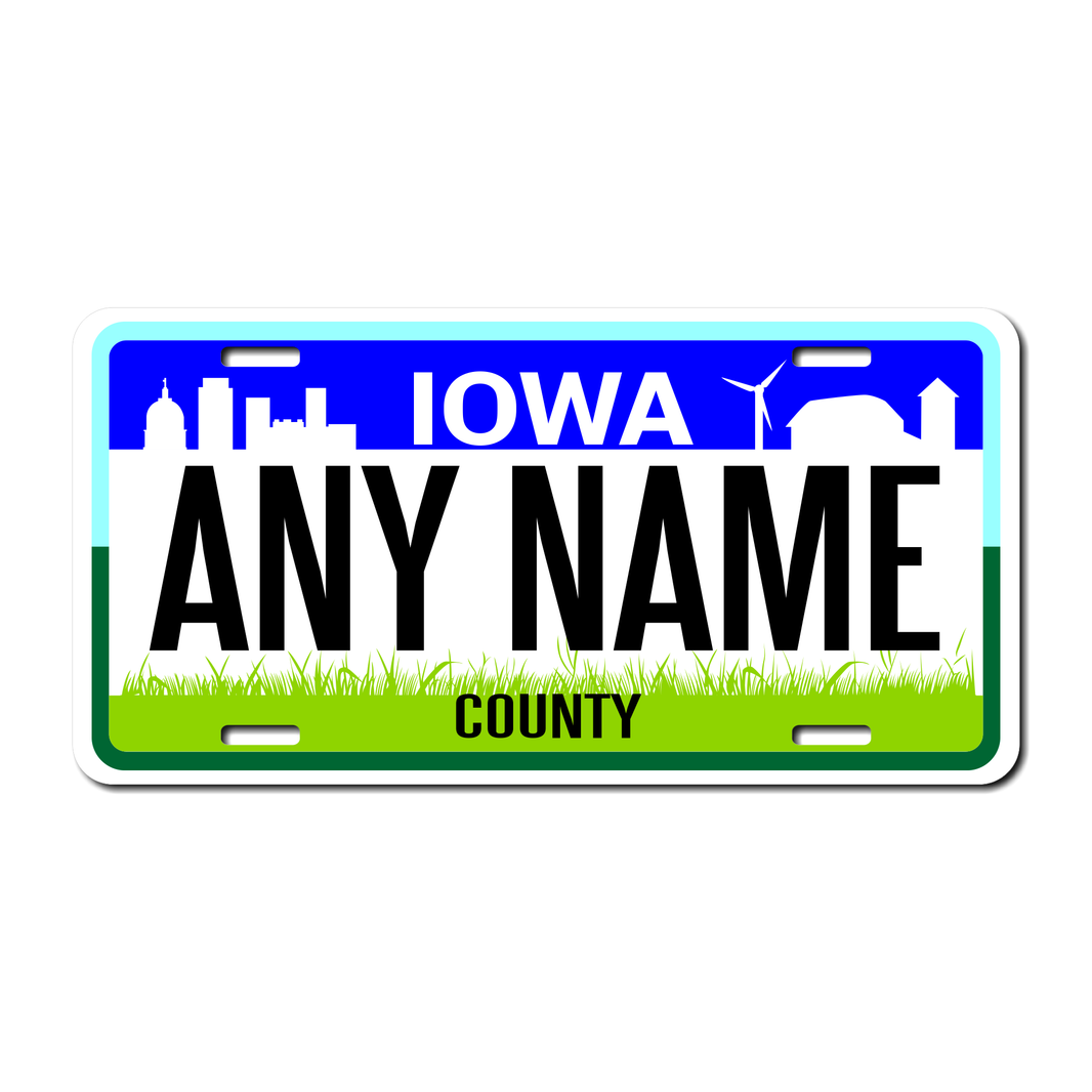 Personalized Iowa License Plates – Custom Plate Pros