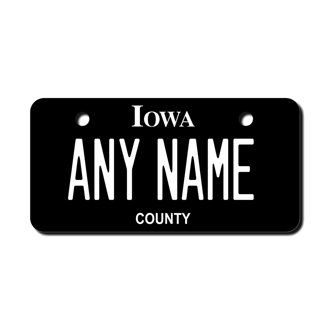 Personalized Iowa License Plates – Custom Plate Pros