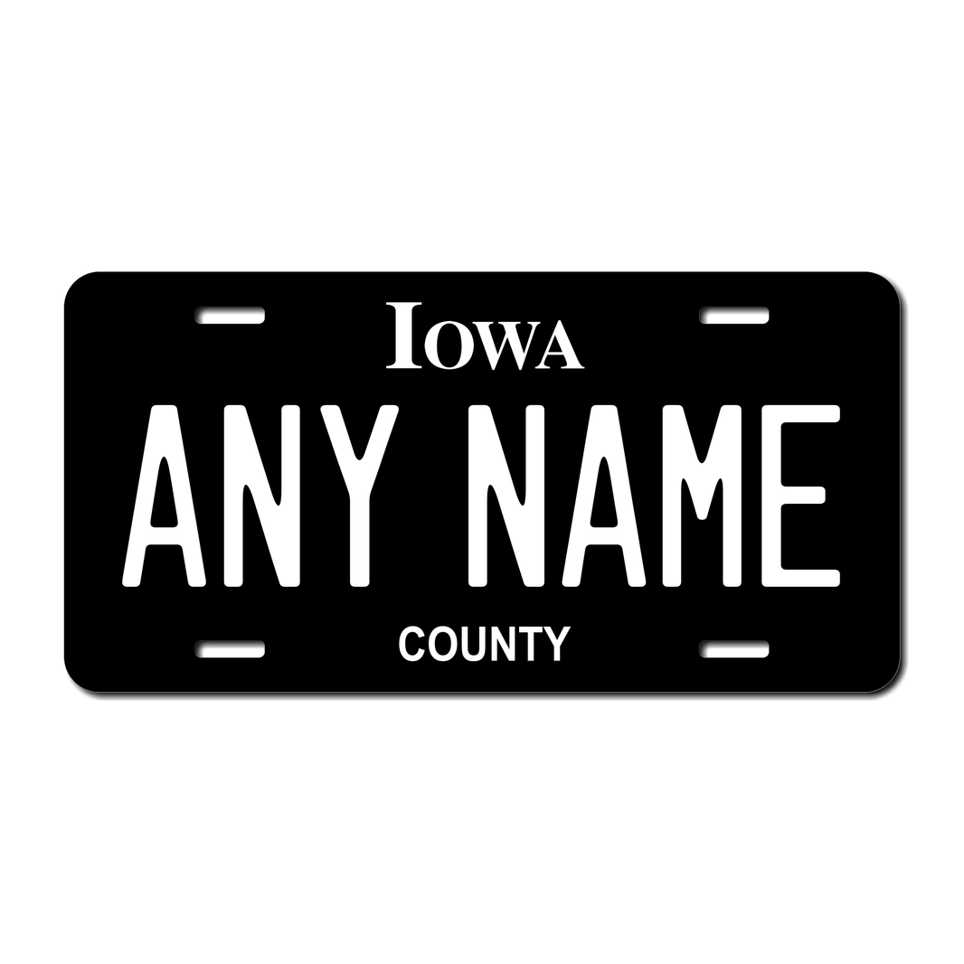 Personalized Iowa License Plates – Custom Plate Pros