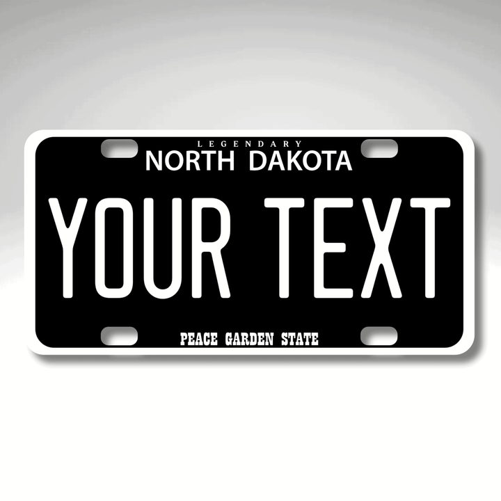 Personalized North Dakota License Plates – Custom Plate Pros