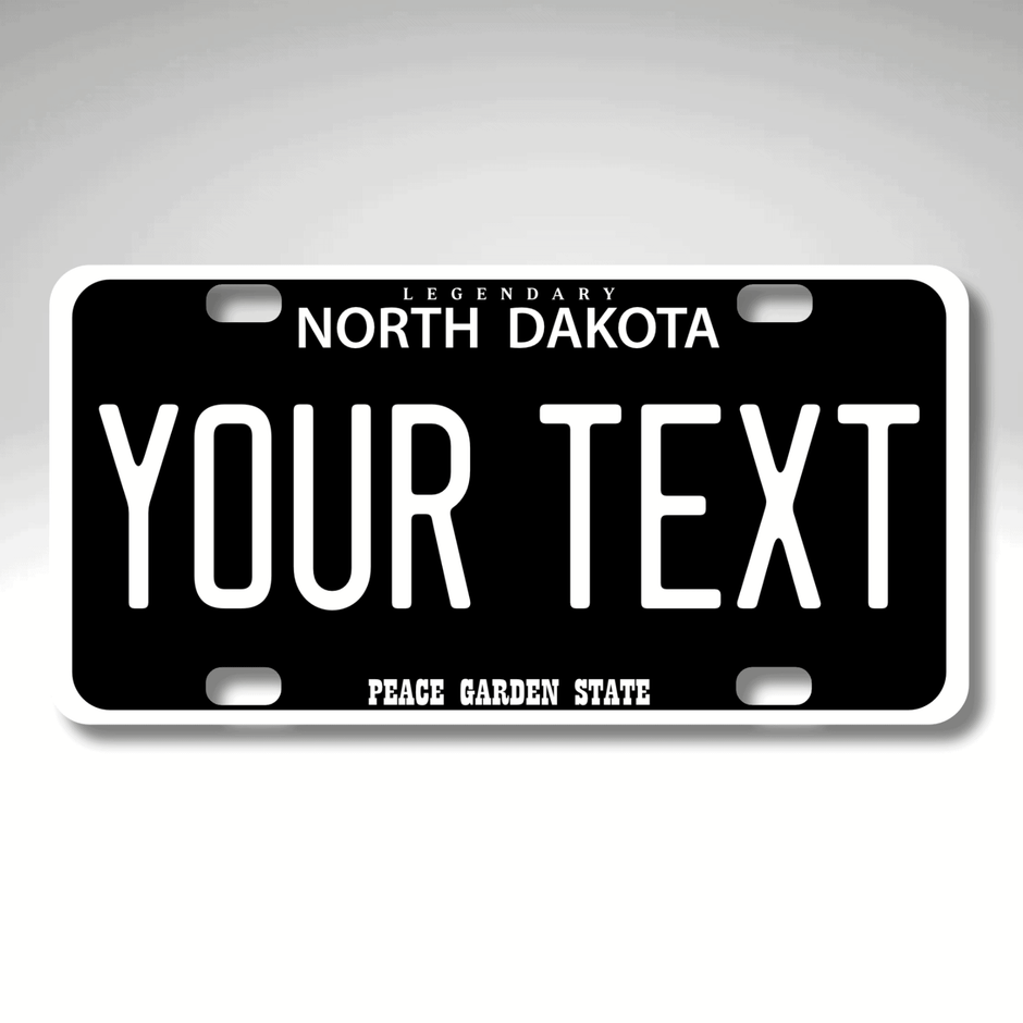 Personalized North Dakota License Plates – Custom Plate Pros
