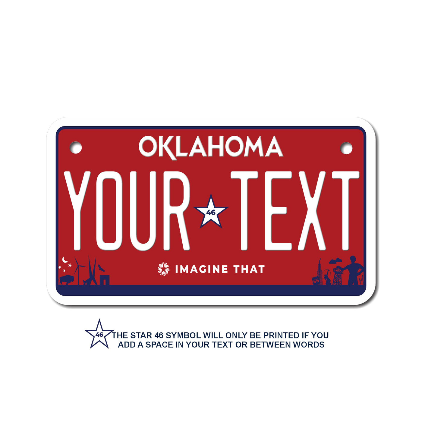 Personalized Oklahoma License Plates – Custom Plate Pros