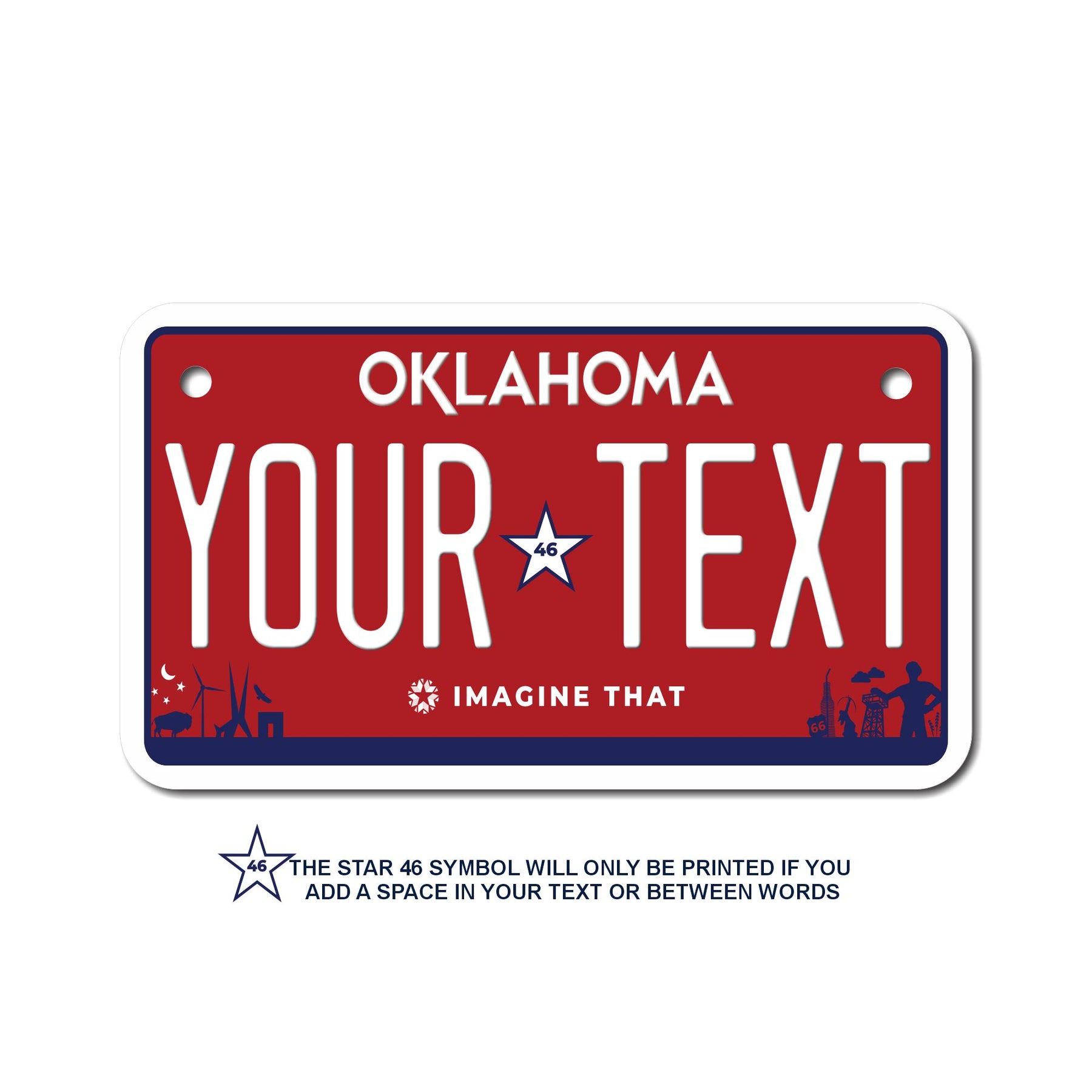 Personalized Oklahoma License Plates – Custom Plate Pros