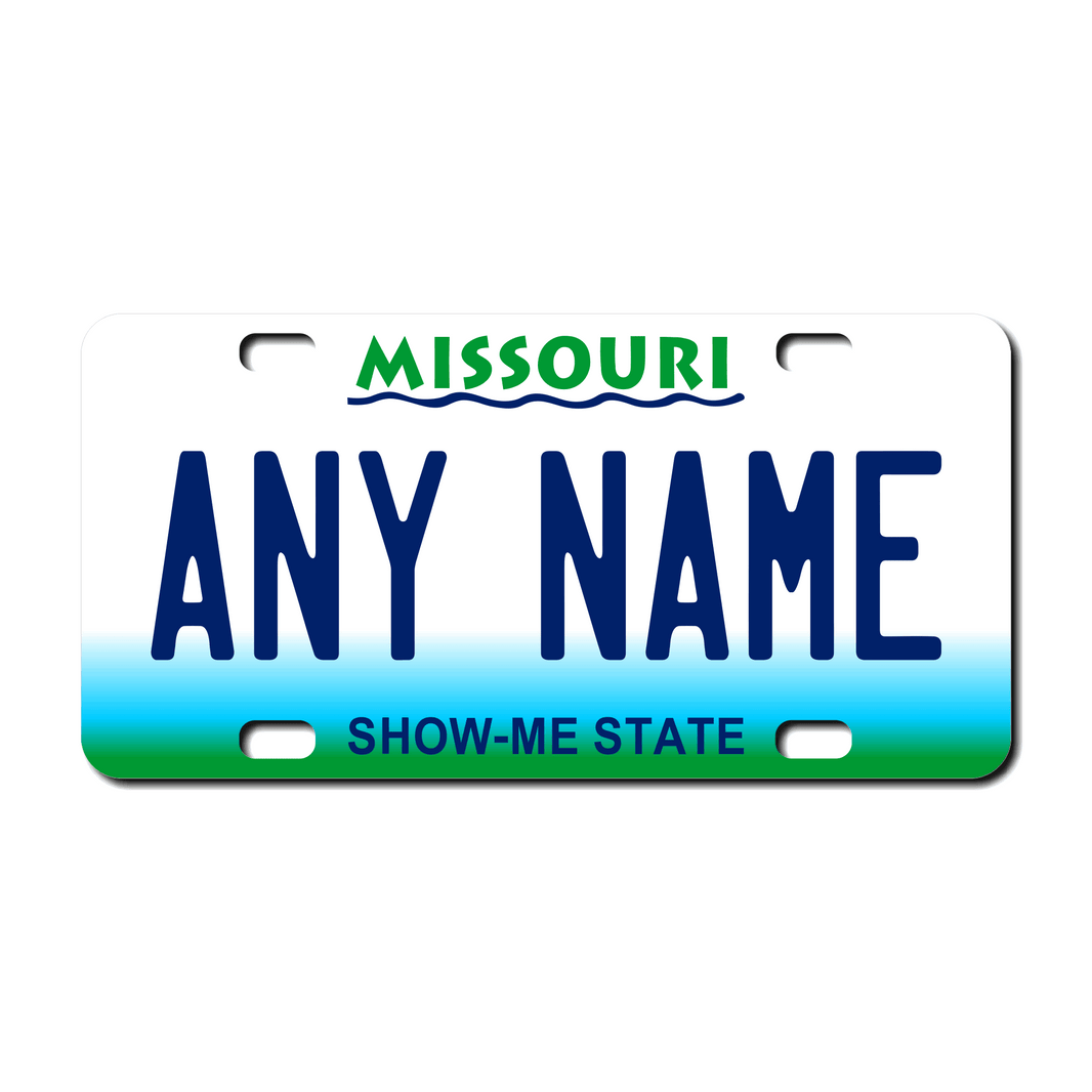 Personalized Missouri License Plates – Custom Plate Pros