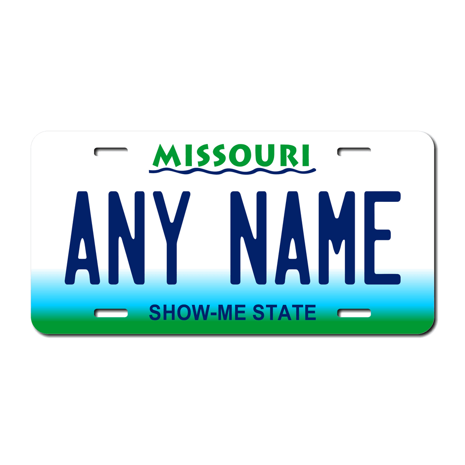 Personalized Missouri License Plates – Custom Plate Pros