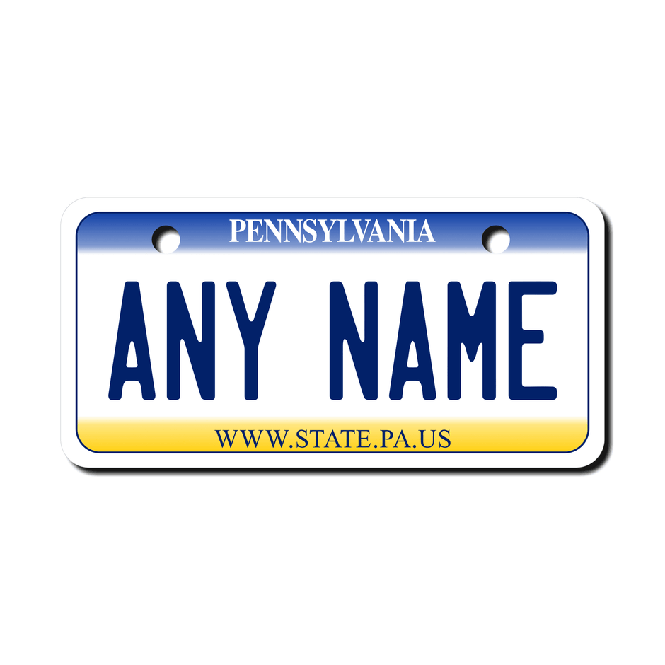 Personalized Pennsylvania License Plates – Custom Plate Pros