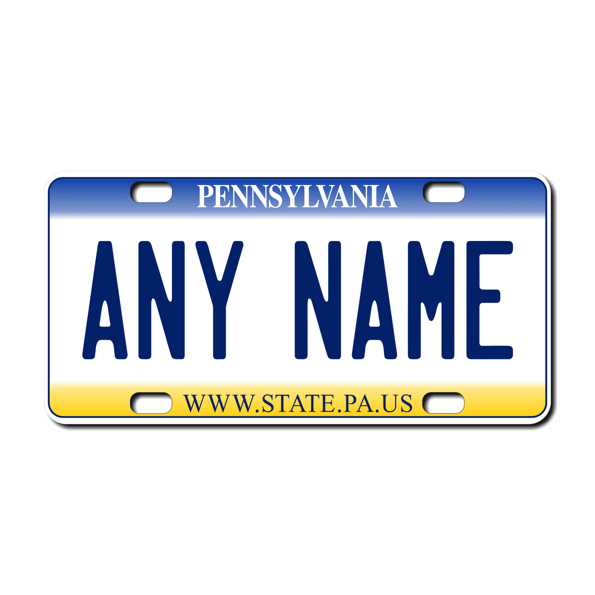 Personalized Pennsylvania License Plates – Custom Plate Pros