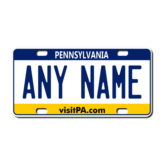 Personalized Pennsylvania License Plates – Custom Plate Pros