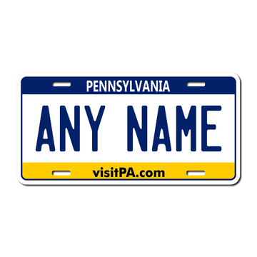 Personalized Pennsylvania License Plates – Custom Plate Pros