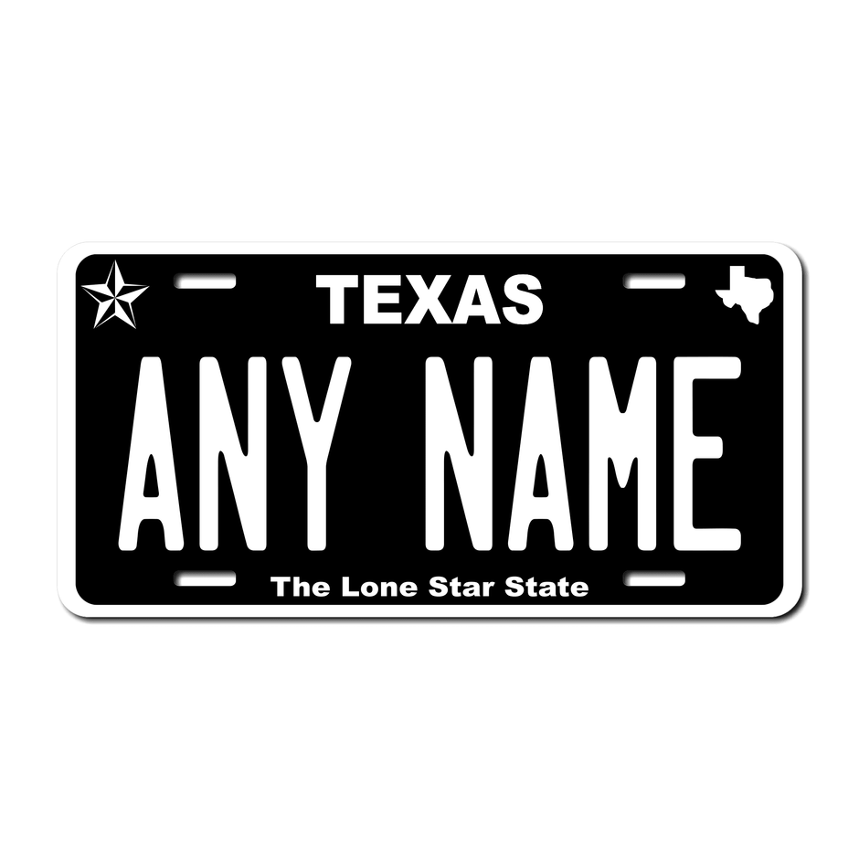 Personalized Texas License Plates – Custom Plate Pros
