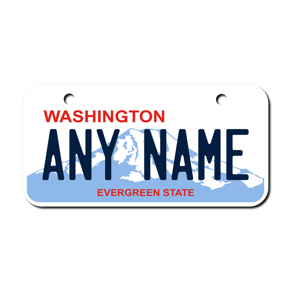 Personalized Washington License Plates – Custom Plate Pros